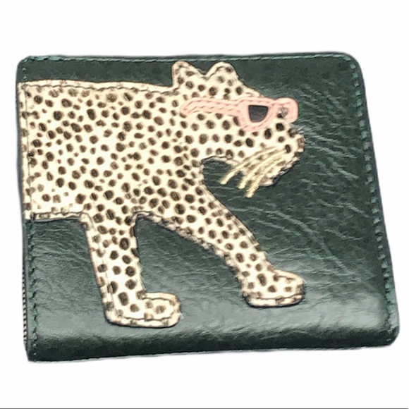 Fossil | Bags | Fossil Logan Bifold Cheetah Sunglasses Wallet Rfid ...